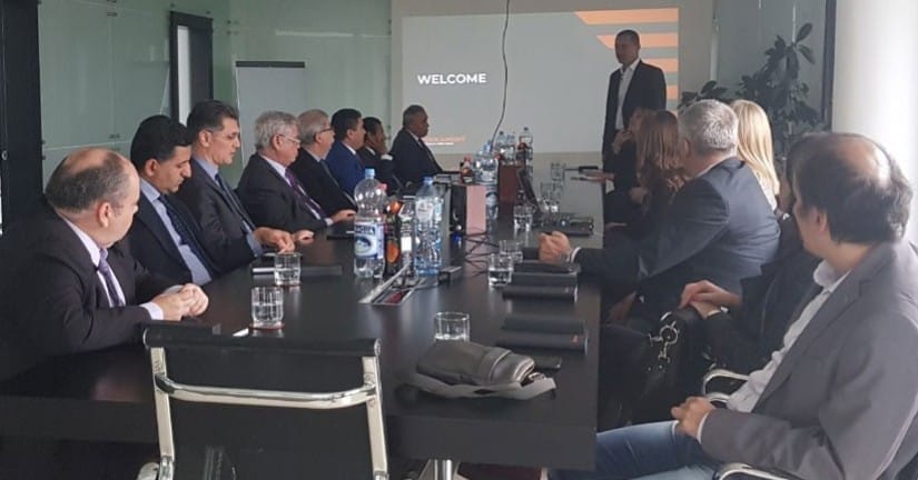 Ambassadors visiting the bekament company - Bekament